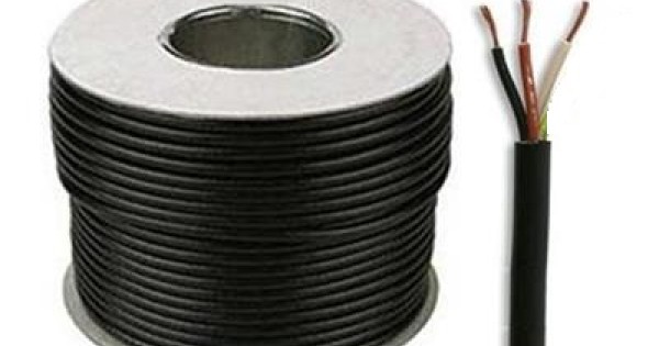 4-Core Data Cable (Black), 24AWG (24VDC) , 100mtr/roll