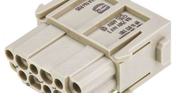 9140123101 Heavy Duty Connector Insert, Socket Module, Less Contacts ...