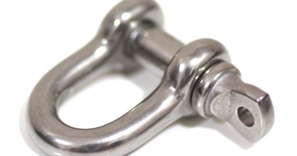 1/4" SUS chain Shackle ,inner length: 21mm ,Loading= 0.34 ton, B ...