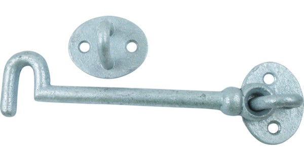 Matlock.100mm CAST CABIN HOOK GALVANISED