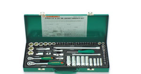 Jonnesway Socket Set/57pcs, 1/4 ,3/8" ,m4-13 , m14-24